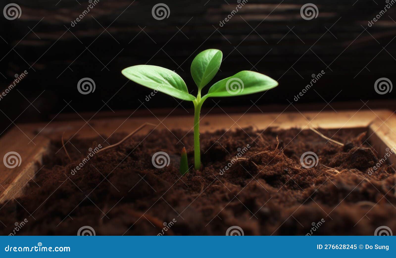 Image of saplings stock illustration. Illustration of seedling - 276628245