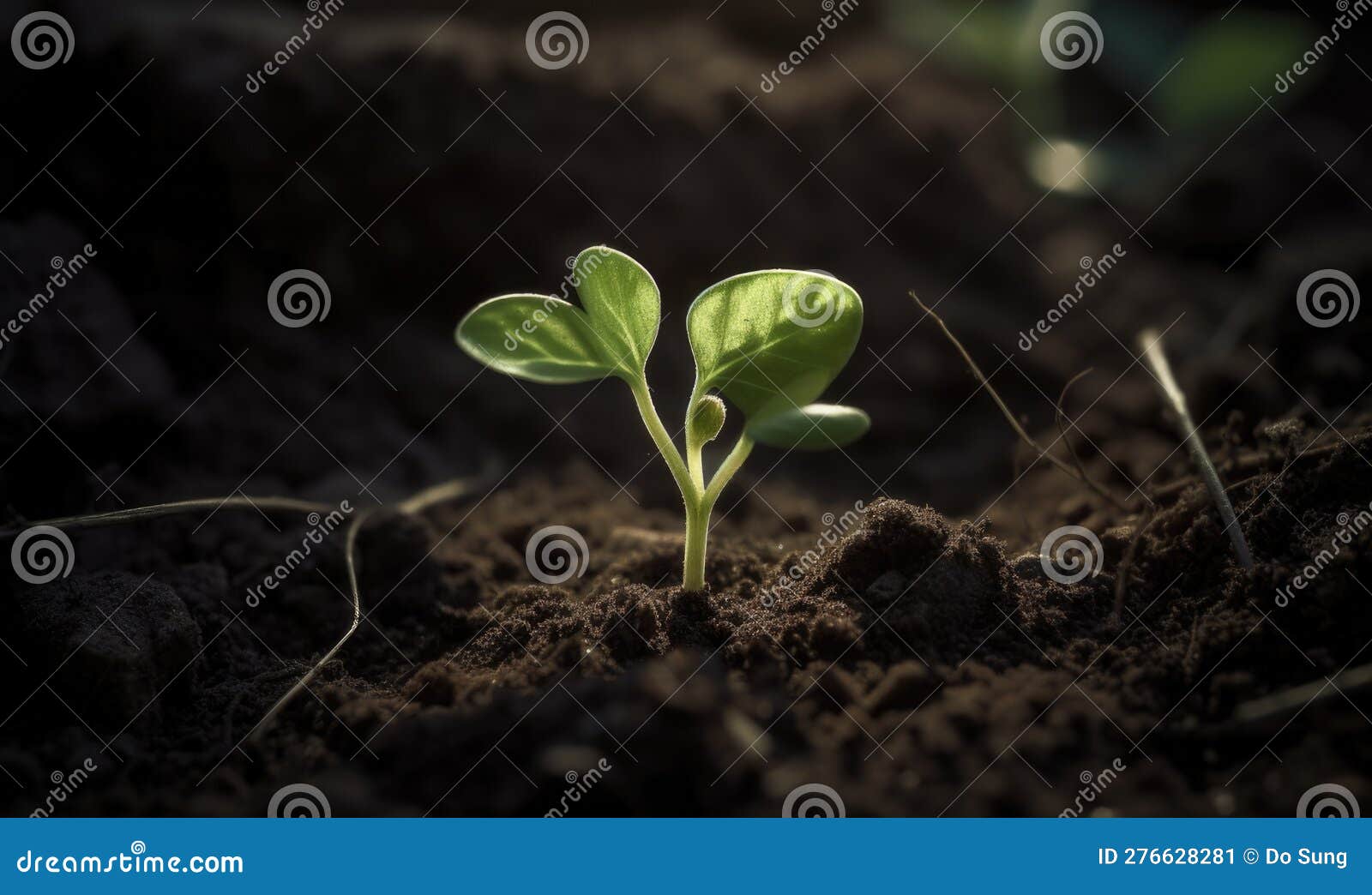 Image of saplings stock illustration. Illustration of shoot - 276628281