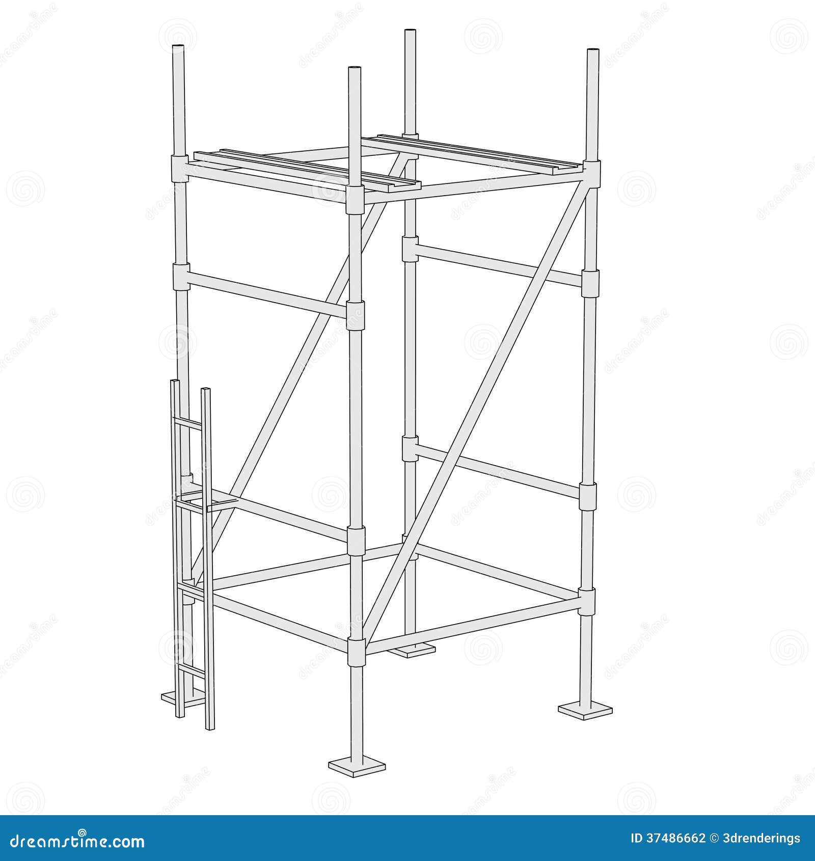 Image Scaffolding Building Stock Illustrations – 98 Image Scaffolding ...