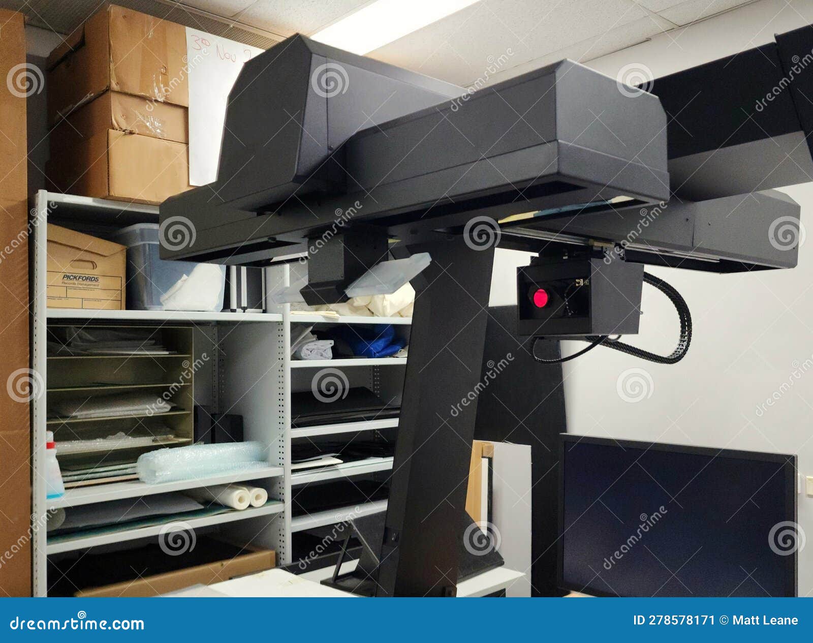 Zeutschel Imaging Scanner Technology with Printing Paper and Circular ...