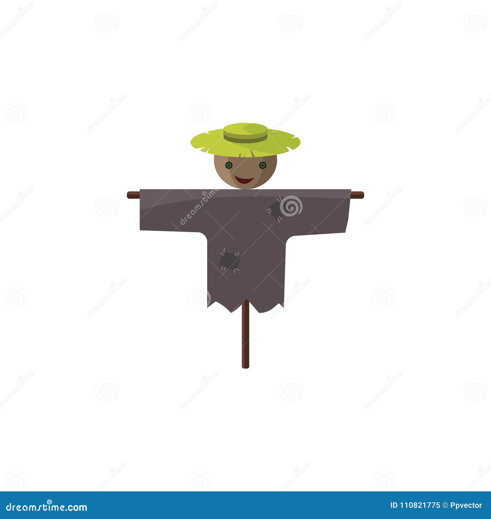 Image. Scarecrow Symbol Sign Stock Vector - Illustration of object ...