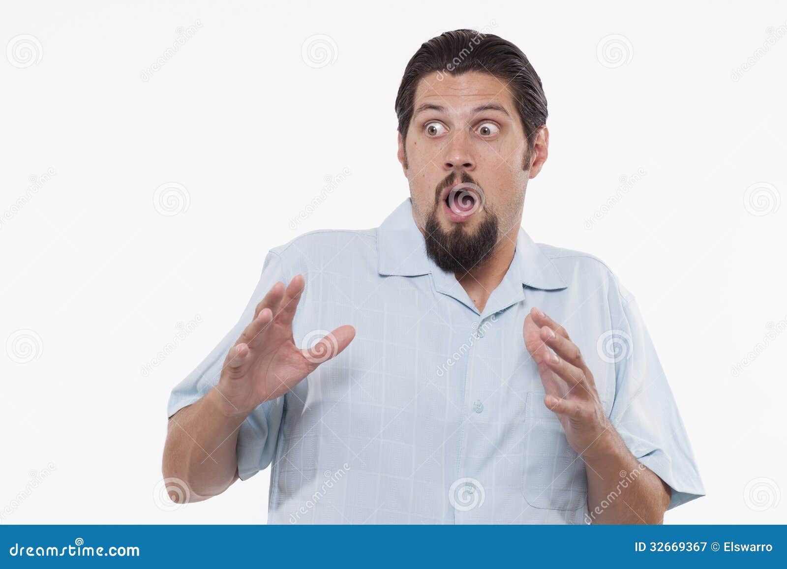 Image Of Scared And Shocked Glamour Woman Looking Around, Comfort ...