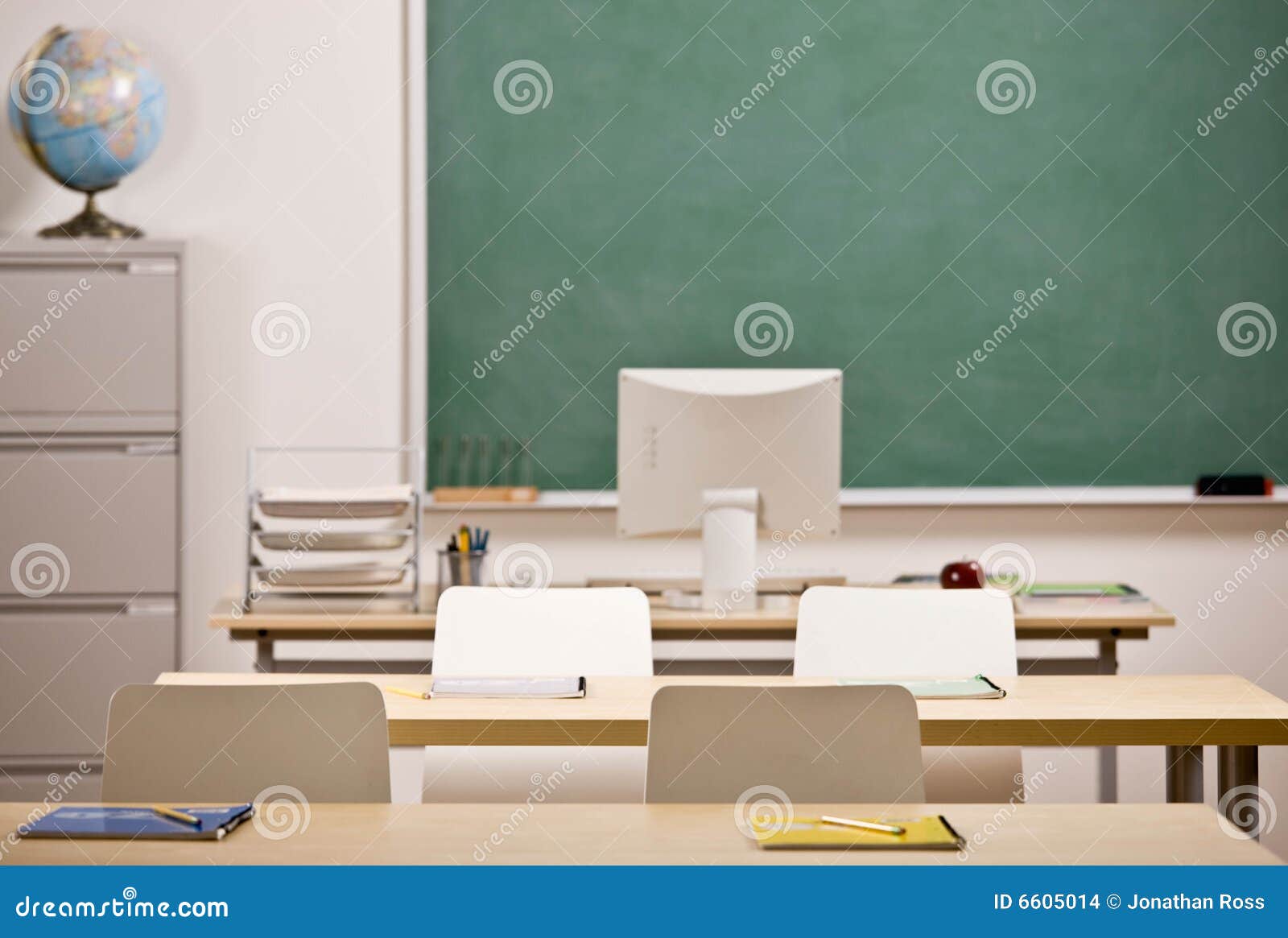 Image of school classroom stock photo. Image of desk, learning - 6605014