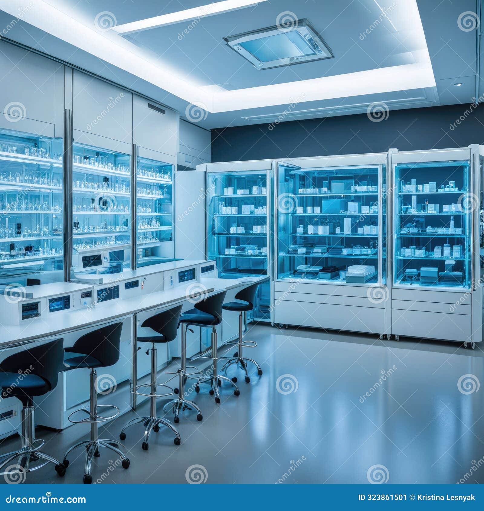 Image of a Scientific Laboratory of Reproduction Stock Image - Image of ...