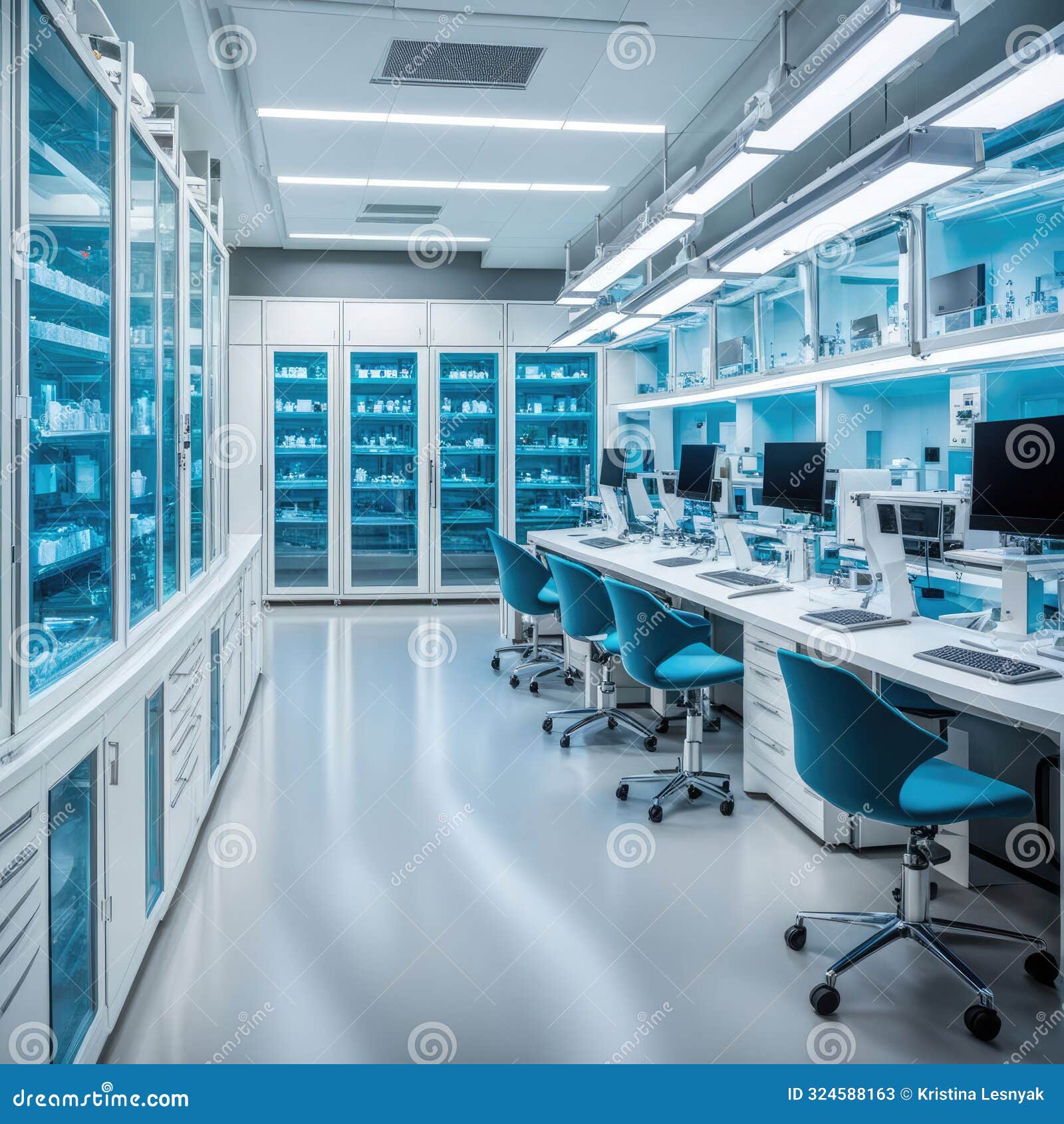 Image of a Scientific Laboratory of Reproduction Stock Image - Image of ...