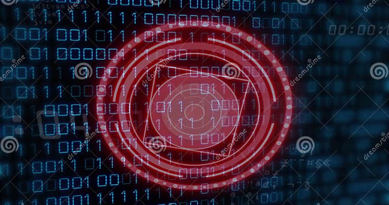 Image of Scope Scanning and Binary Coding Processing Stock Photo - Image of display, electronic ...