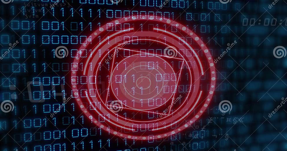 Image of Scope Scanning and Binary Coding Processing Stock Photo - Image of display, electronic ...
