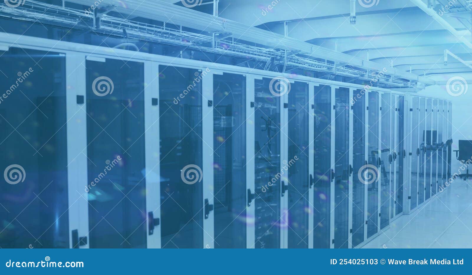 Image of Scope Scanning and Data Processing with Computer Servers in ...