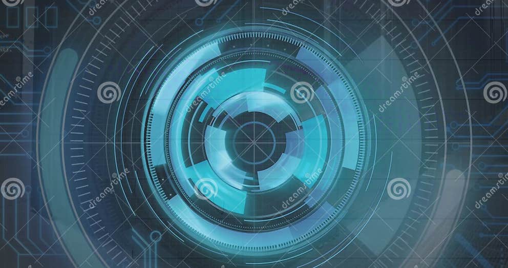 Image of Scope Scanning Over Shapes Stock Image - Image of data ...