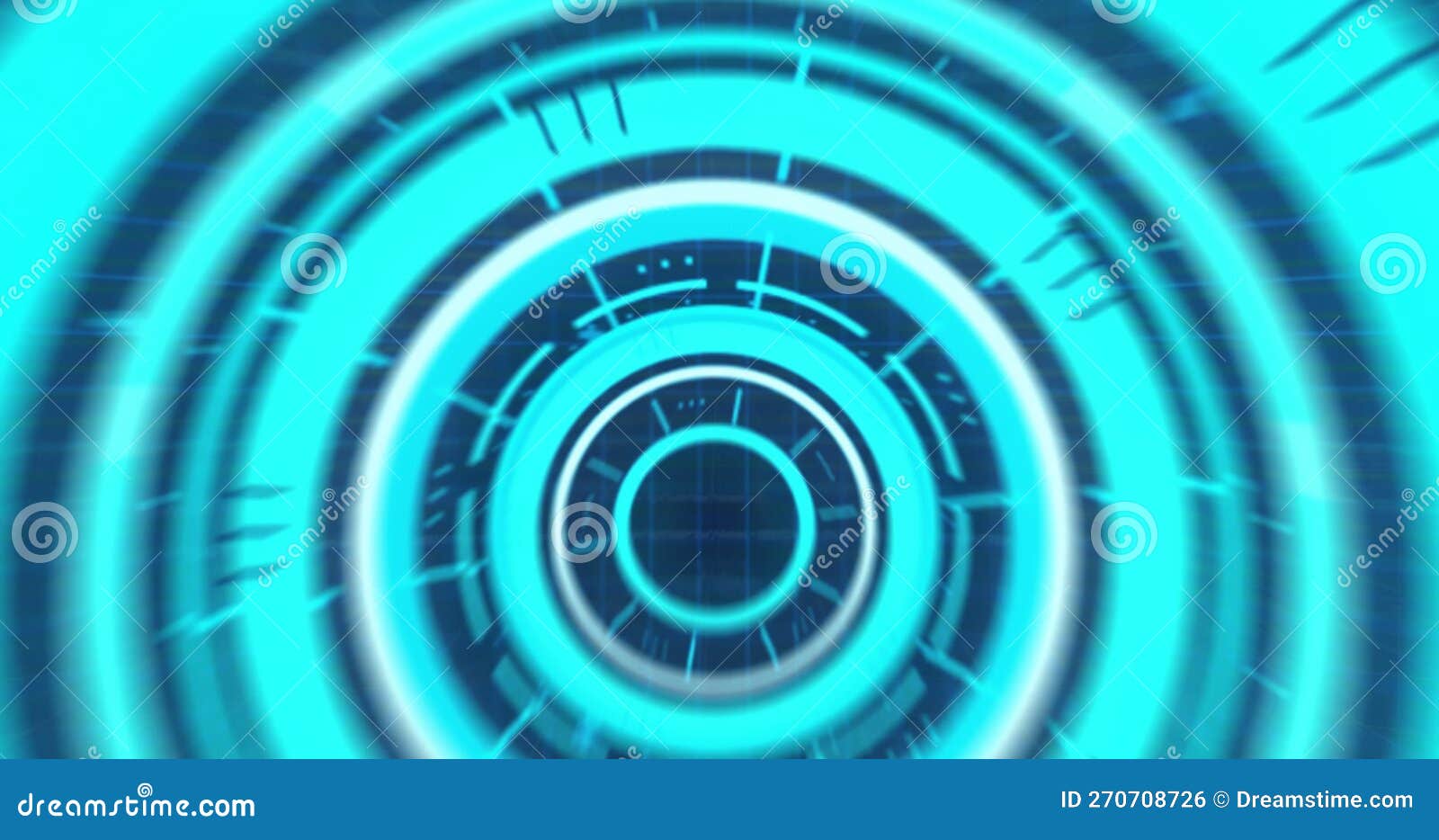 Image of Scope Scanning and Shapes on Blue Background Stock ...