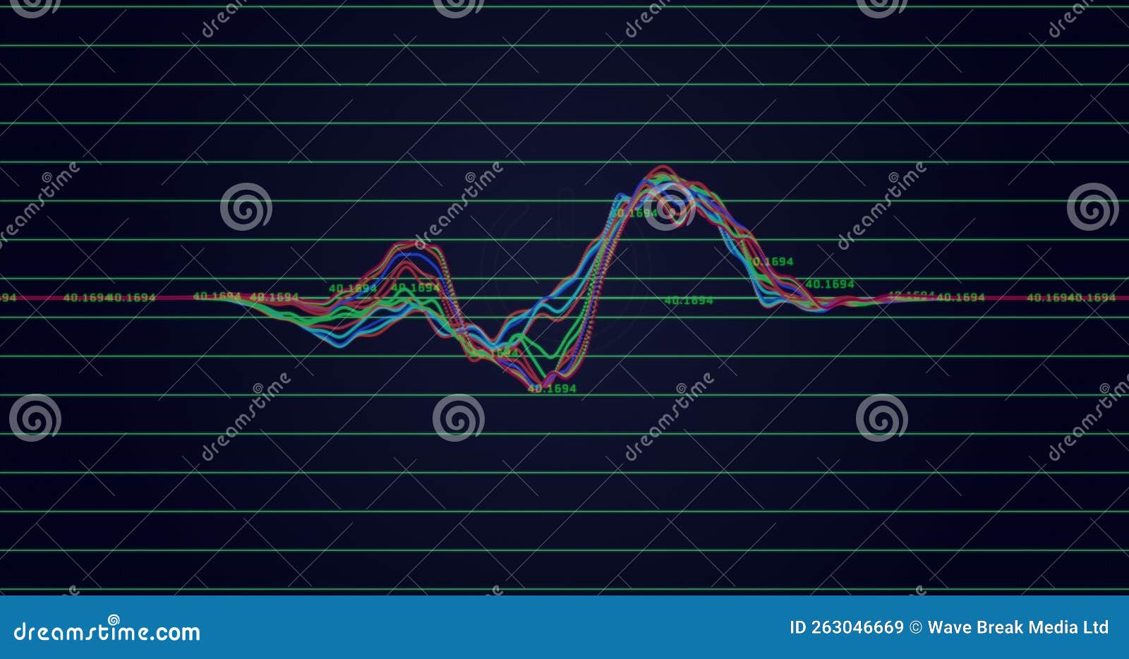 Image of Scope, Statistics and Data Processing Stock Illustration ...