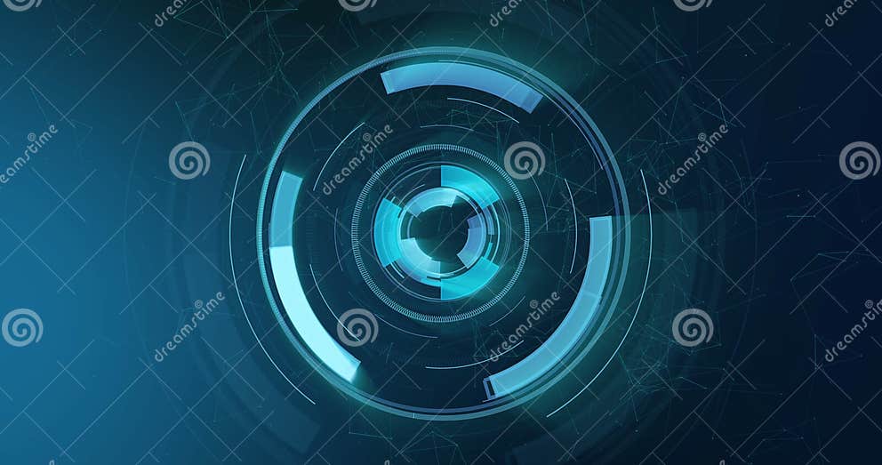 Image of Scopes Scanning on Blue Background Stock Illustration ...