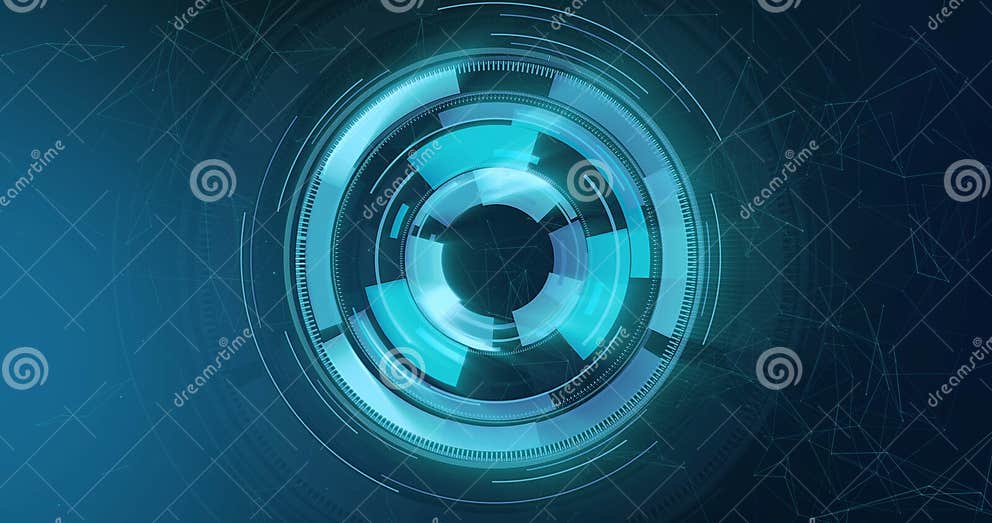 Image of Scopes Scanning on Blue Background Stock Illustration ...