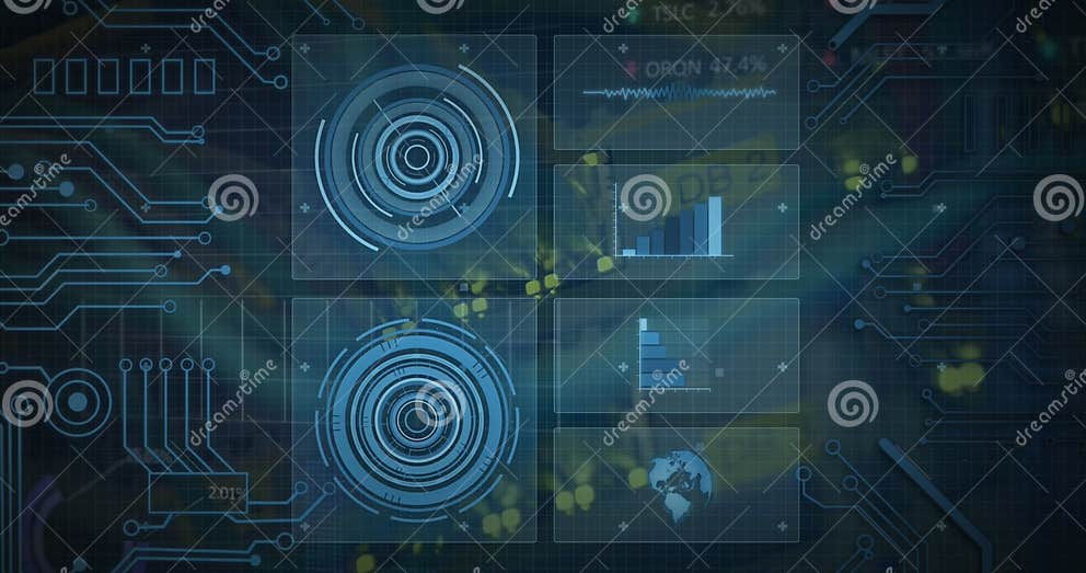 Image of Scopes Scanning and Data Processing Over Cables in Computer Server Stock Image - Image ...