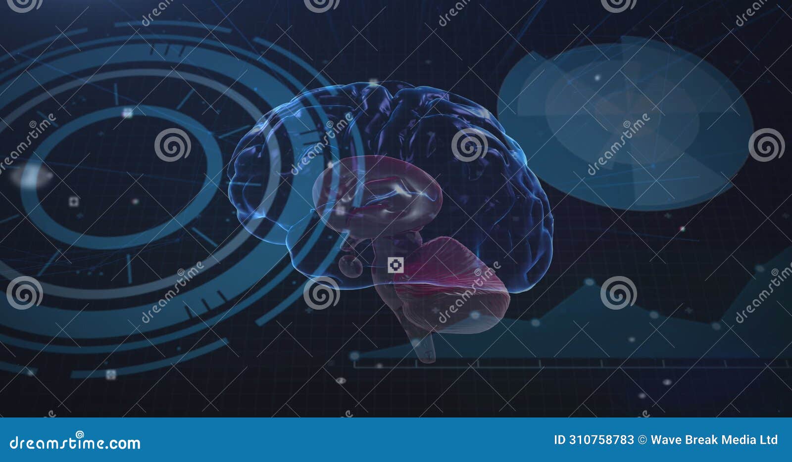 Image of Scopes Scanning and Human Brain Spinning with Flickering Spots ...