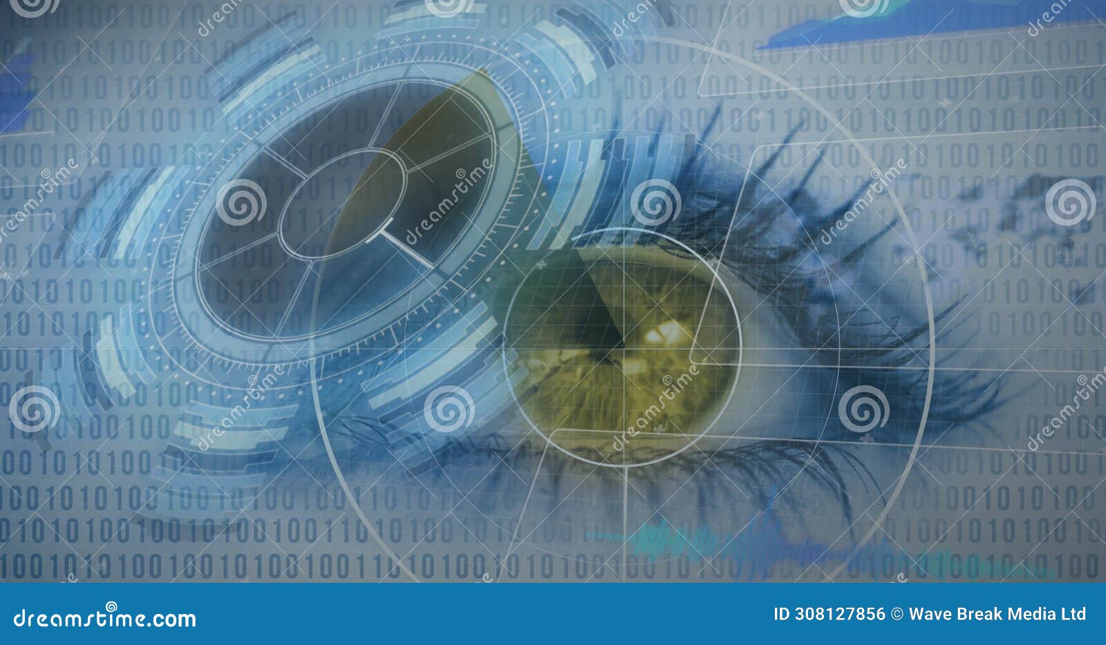 Image of Scopes Scanning Over Human Eye Stock Photo - Image of ...