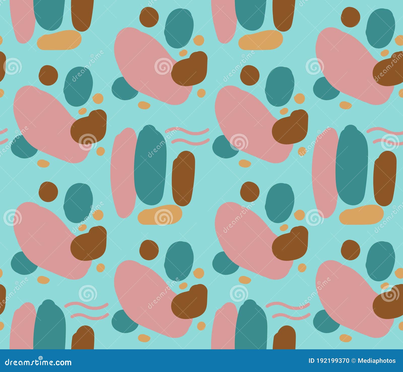 Seamless Bright Summer Pattern Stock Vector - Illustration of love ...