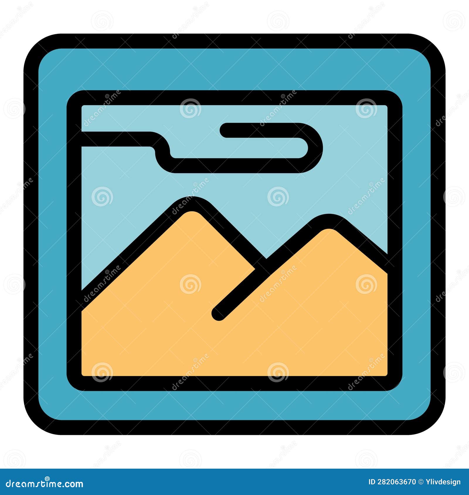 Image Search Engine Icon Vector Flat Stock Illustration - Illustration ...