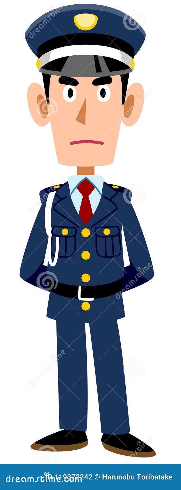A Security Guards Guardsman Stock Vector - Illustration of guards ...