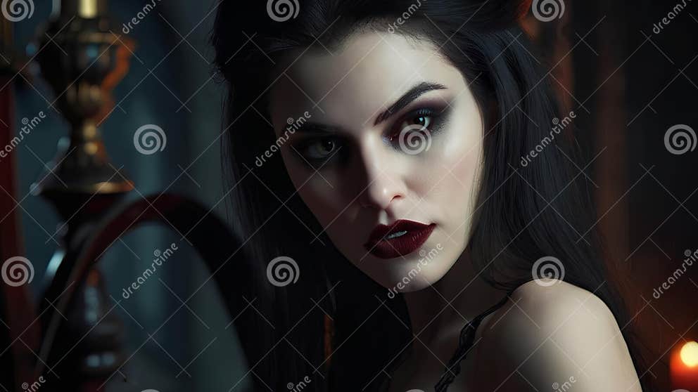 Image of a Seductive Vampire 6 Stock Illustration - Illustration of ...