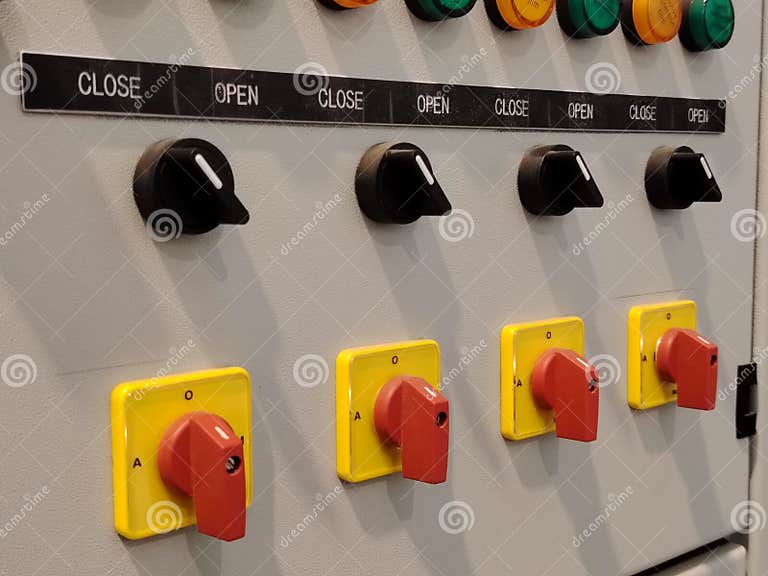 Image of Selector Switches on Electrical Cabinet with Tags. Stock Image ... Image of Selector Switches on Electrical Cabinet with Tags. Stock Image ...