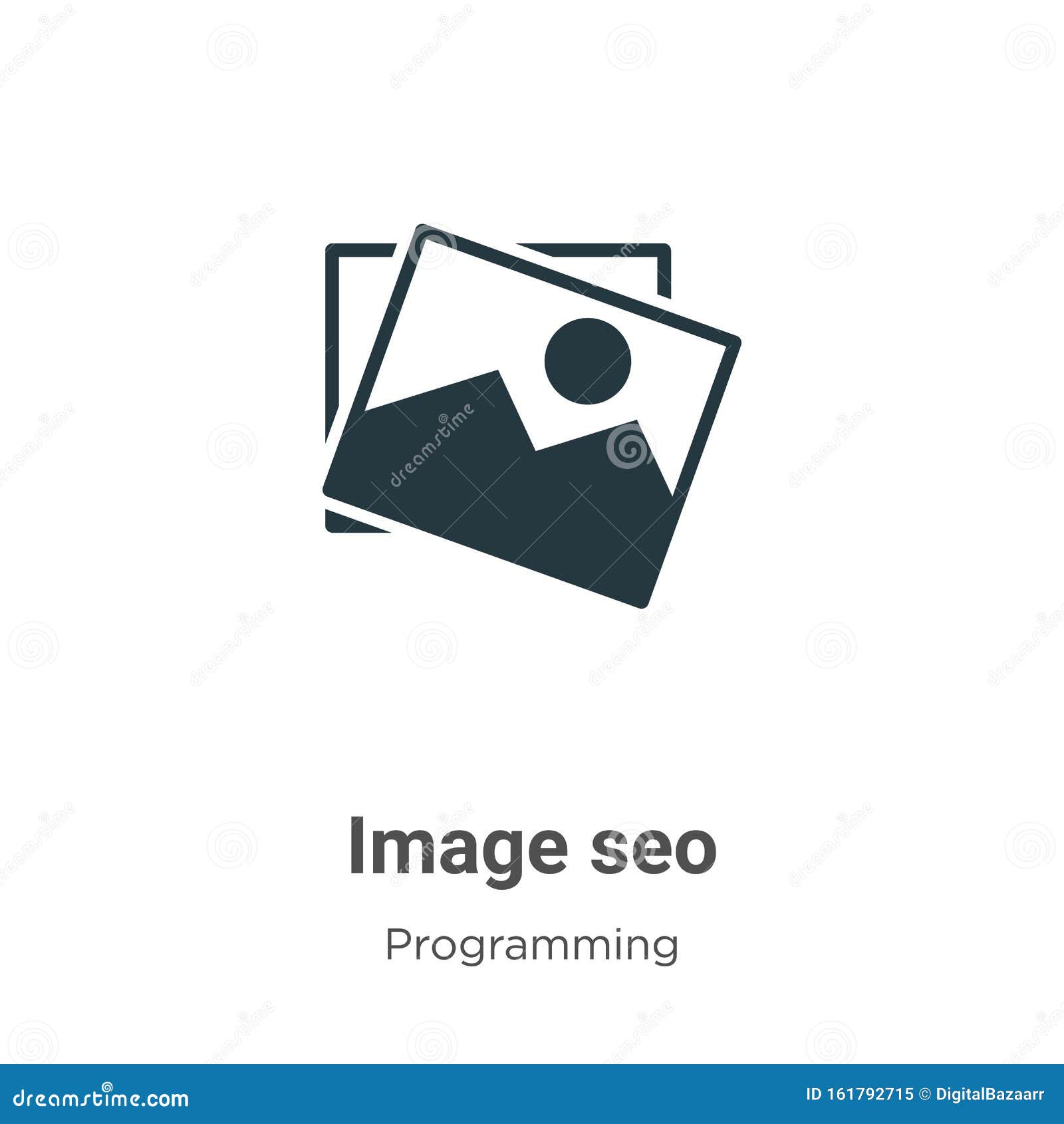Image Seo Vector Icon on White Background. Flat Vector Image Seo Icon ...