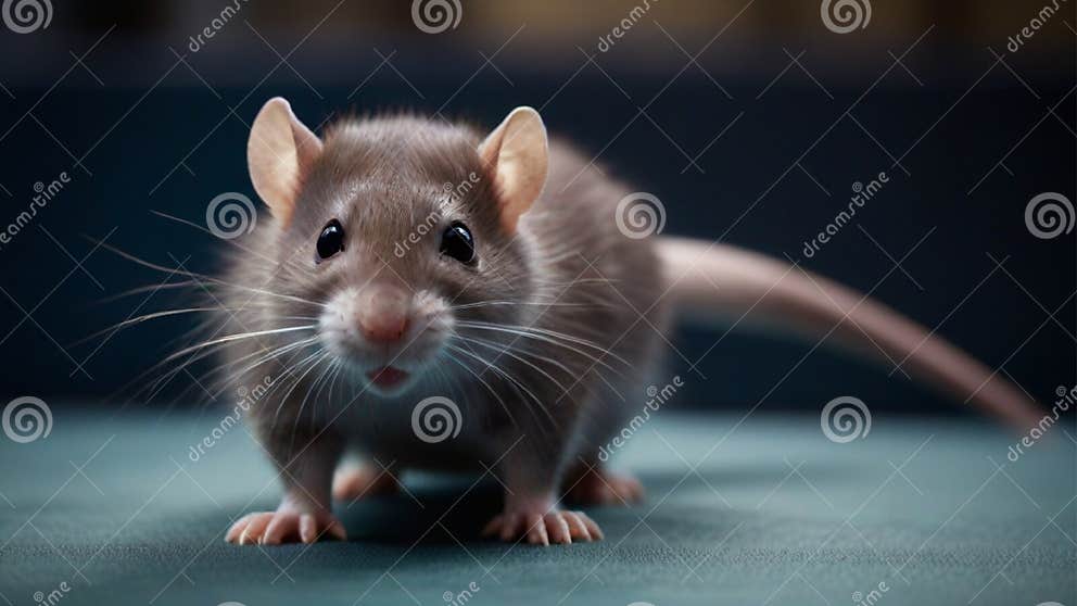 Image Sequence of a Mouse, an Animal in Extreme Visualization Stock ...