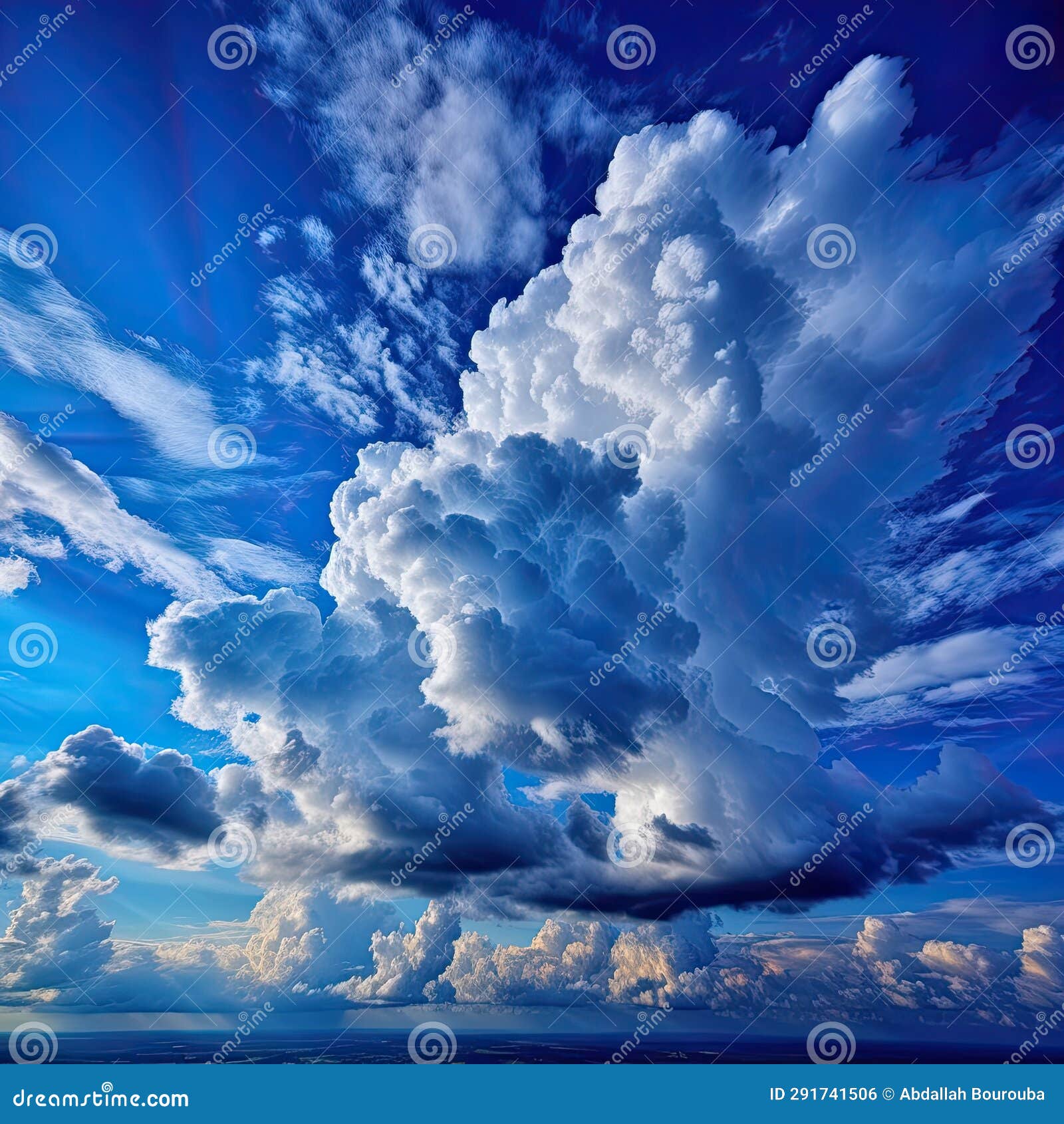 Cloud Sky from Top View Super High Quality Stock Illustration ...