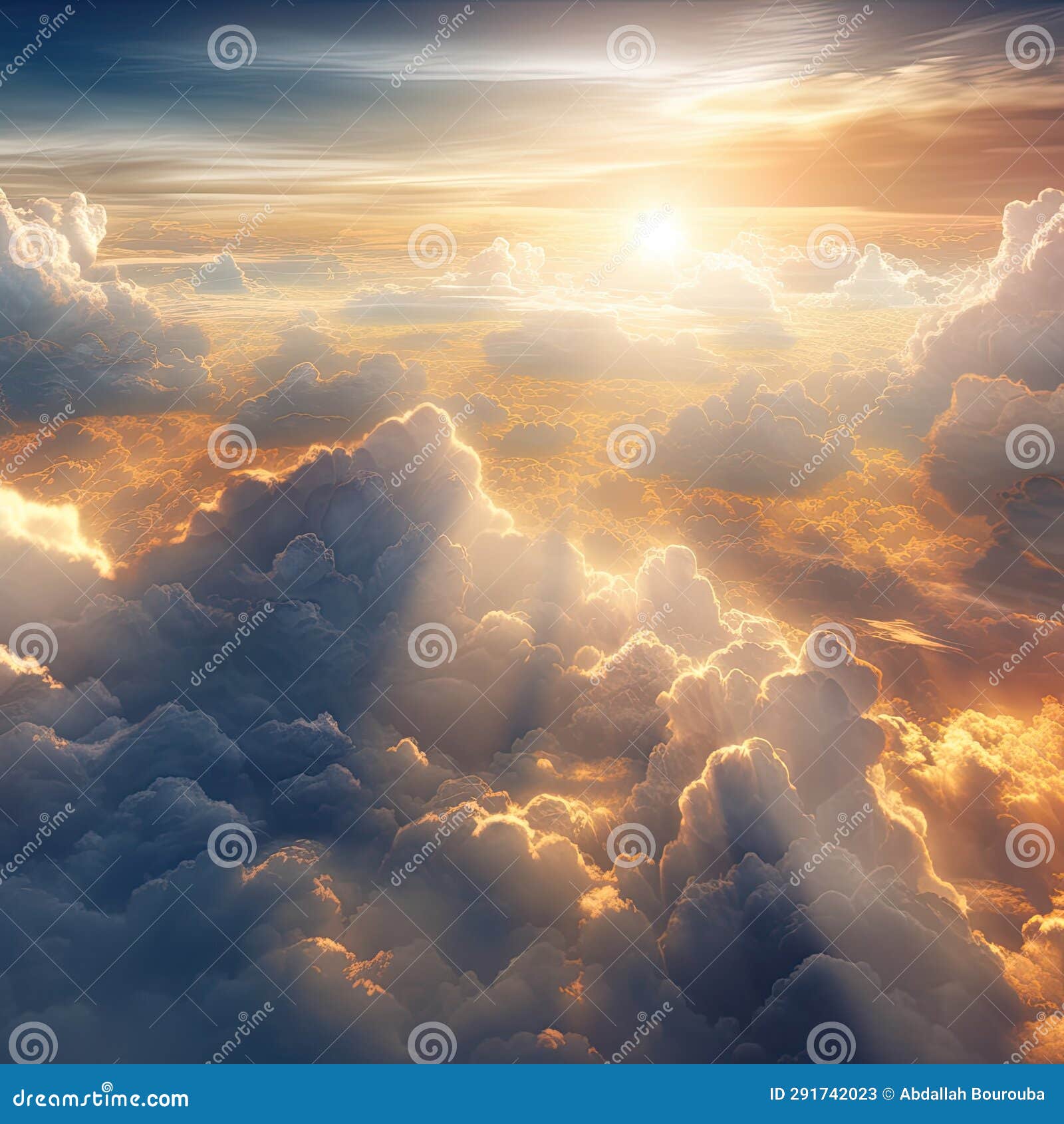 Cloud Sky from Top View Super High Quality Stock Image - Image of ...