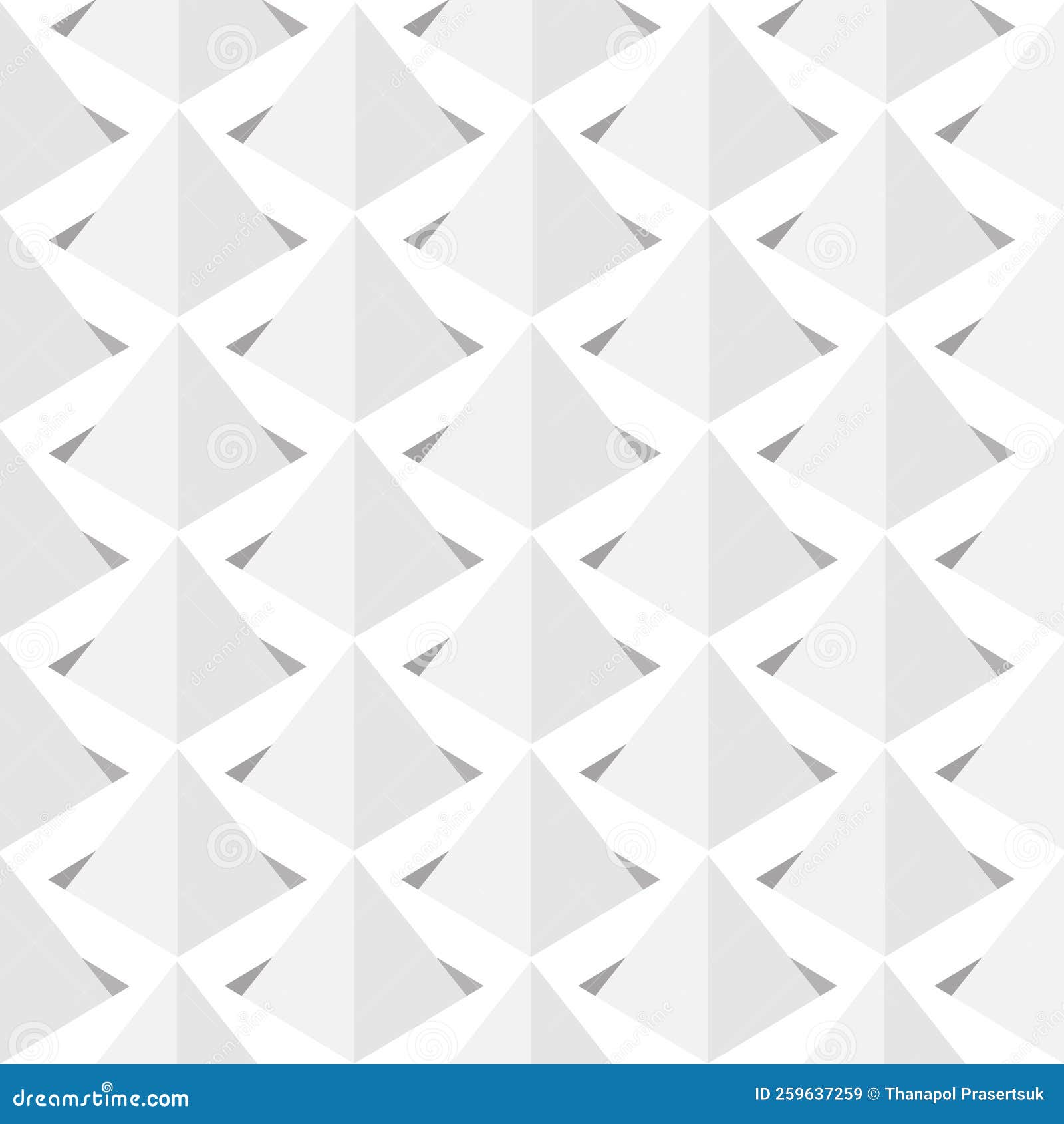 Image of a Series of Gray Pyramids Set in Squares. Stock Vector ...