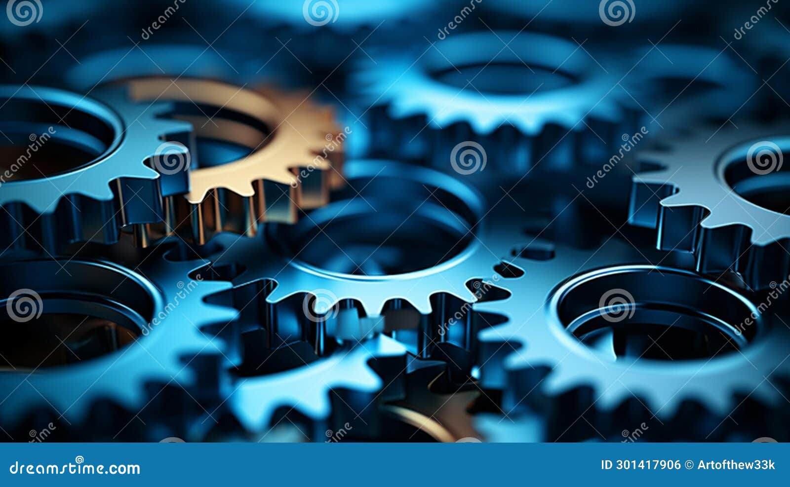 An Image of a Series of Interlocking Gears or Cogs, Symbolizing the ...
