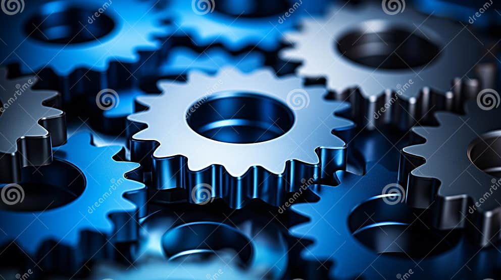 An Image of a Series of Interlocking Gears or Cogs, Symbolizing the ...