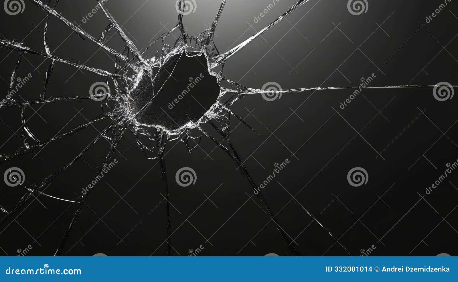 An Image of a Shattered Glass Window Breaking into Abstra Stock ...