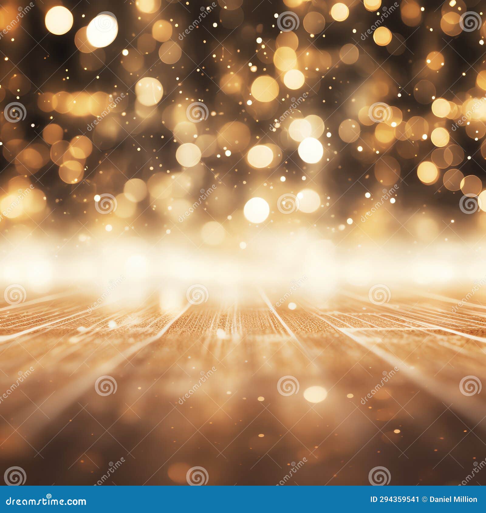 Shimmering Lights New Year Celebration Background Stock Illustration ...