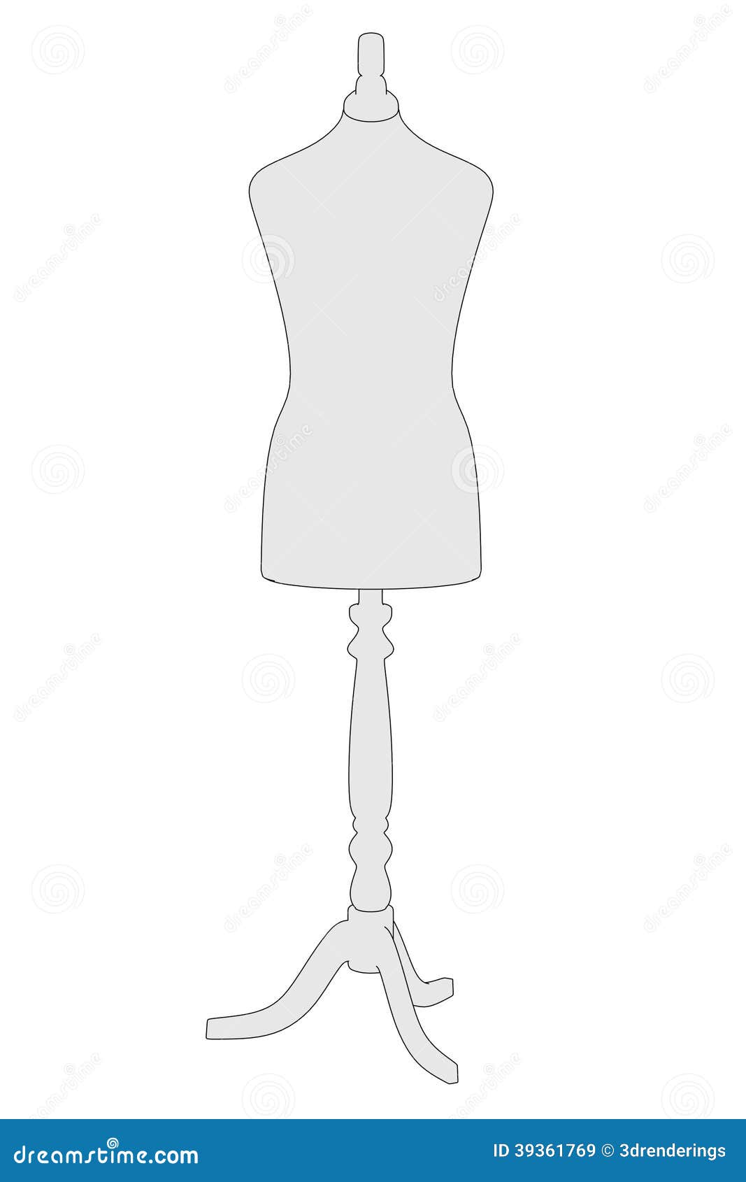 Image of shop dummy stock illustration. Illustration of cartoon - 39361769