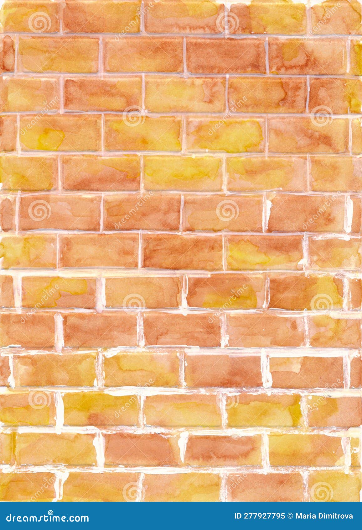 Hand-painted Watercolour Abstract Paint Splashes in Orange and Crimson ...