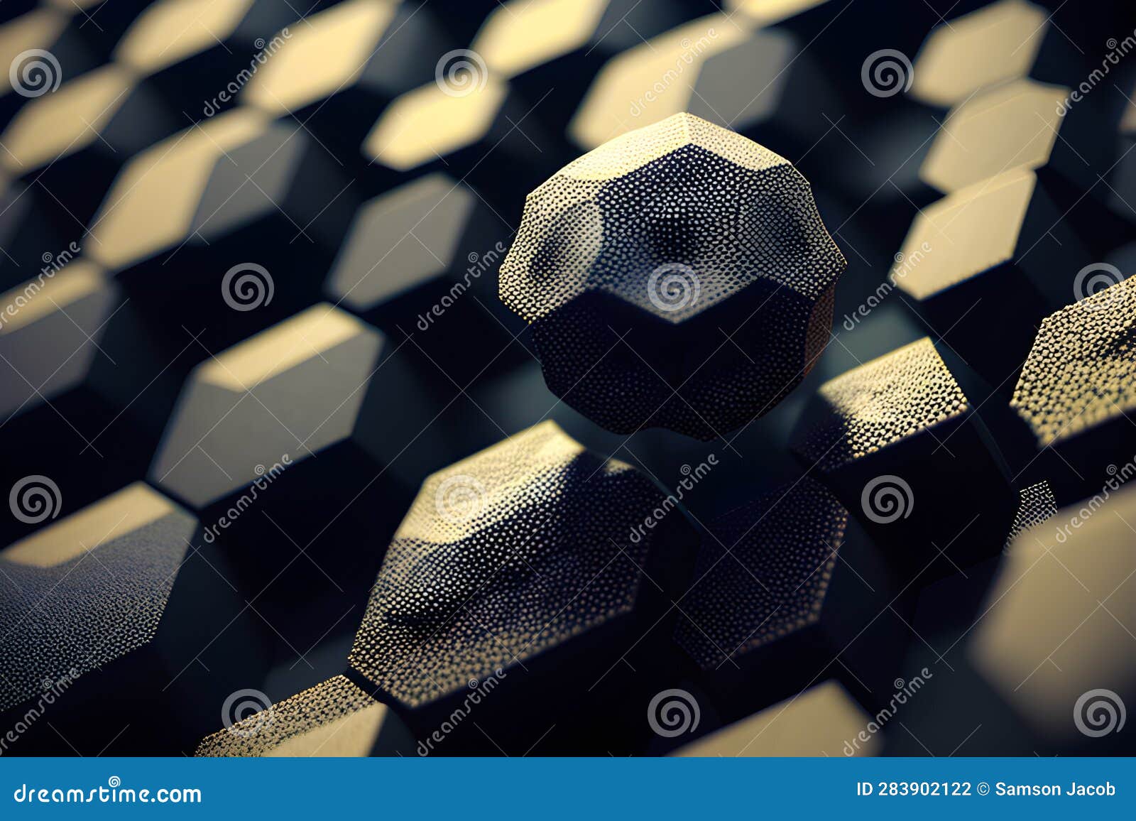 Black Abstract 3d Pattern with Alternating Depths Generated by Ai Stock ...
