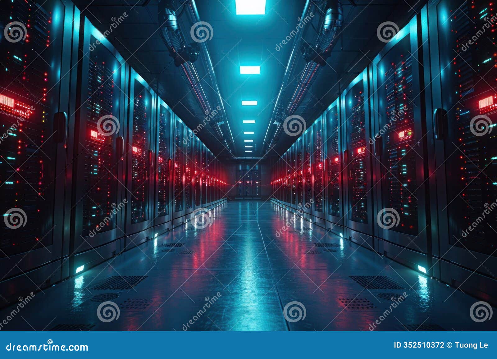 Dark Room Data Center: Visualizing IoT with Modern Server Racks ...