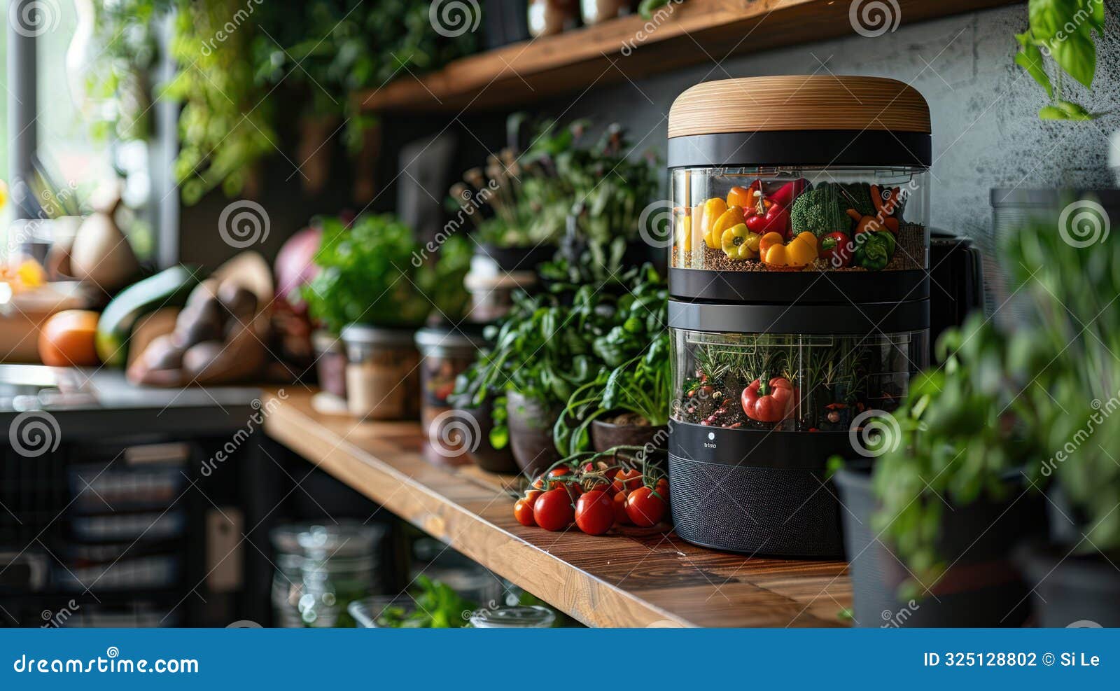 Eco-Friendly Home Composting System for Zero Waste Practices Stock ...