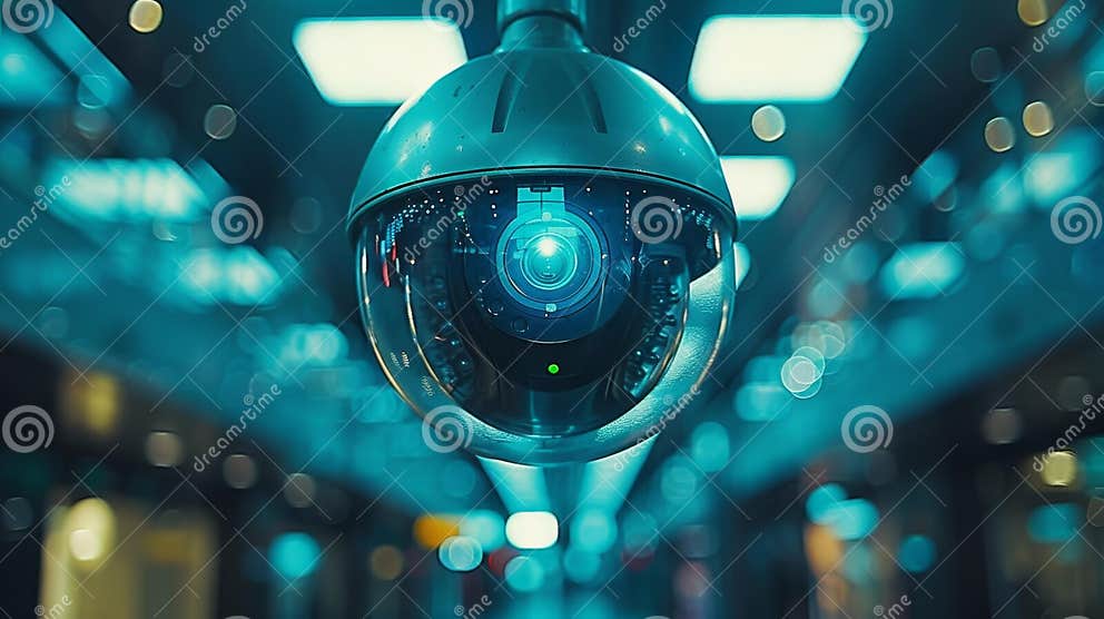 Security Surveillance Camera in Modern Setting - Generative AI Stock ... Security Surveillance Camera in Modern Setting - Generative AI Stock ...