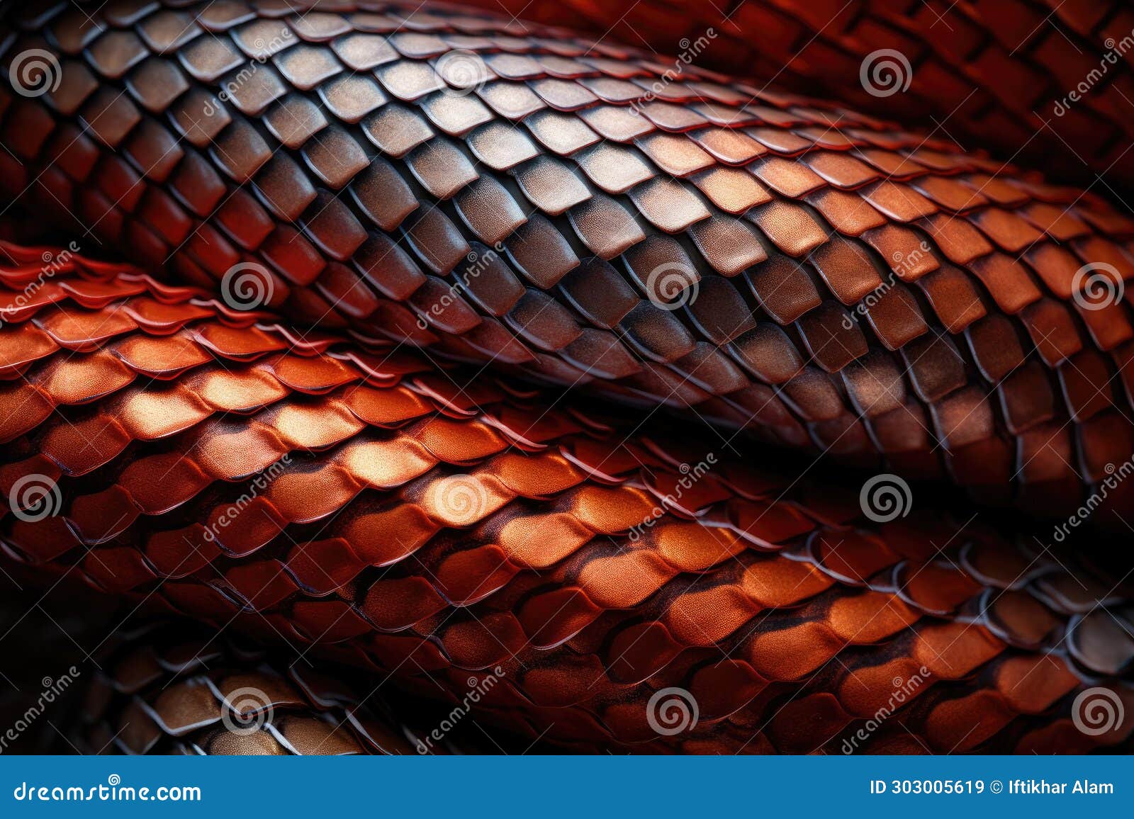 This Image Showcases the Intricate Details of a Snake Skin Pattern from ...