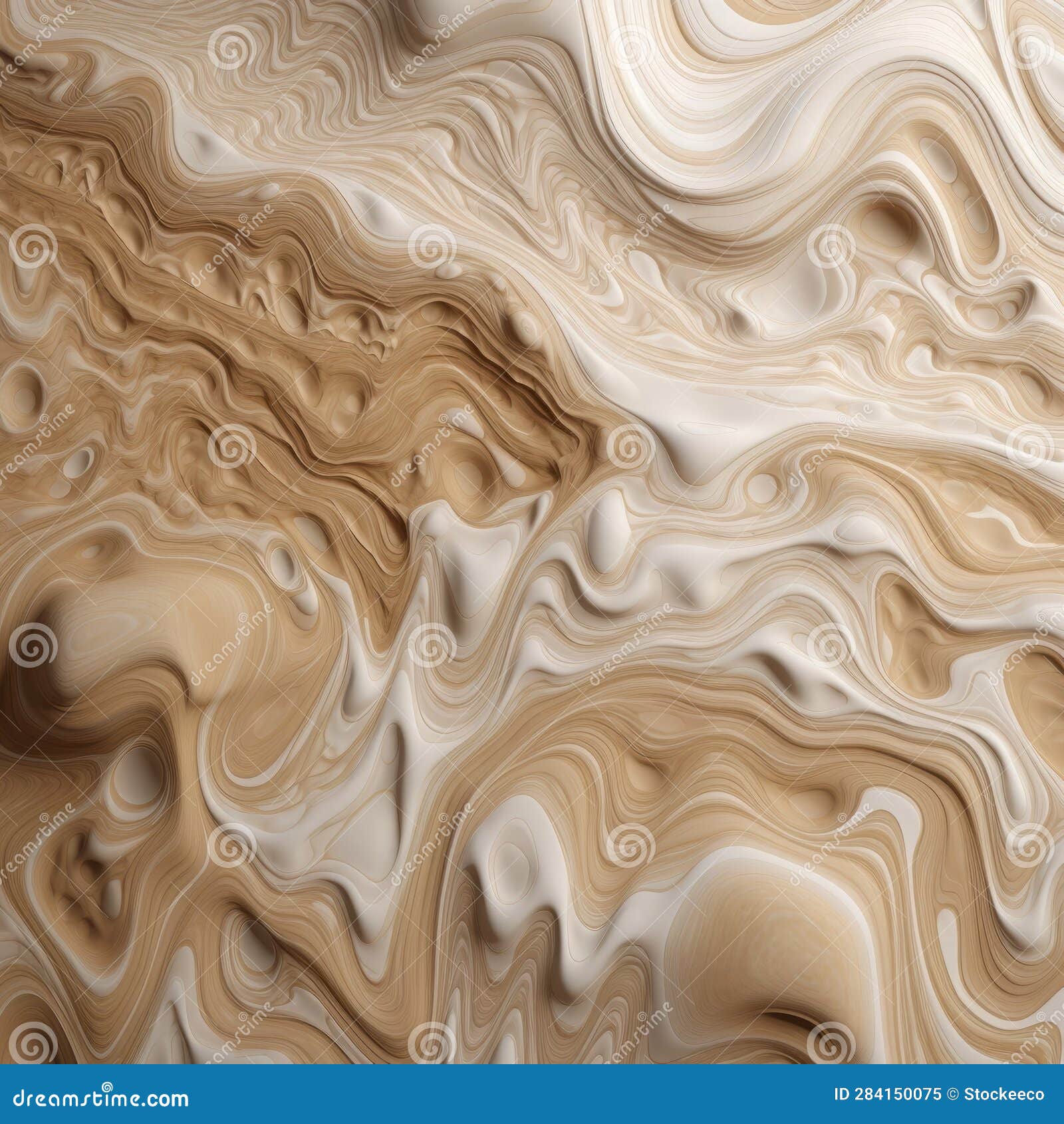 Fluid Gestures: a Cool Image with Cream Swirl Texture Background Stock ...