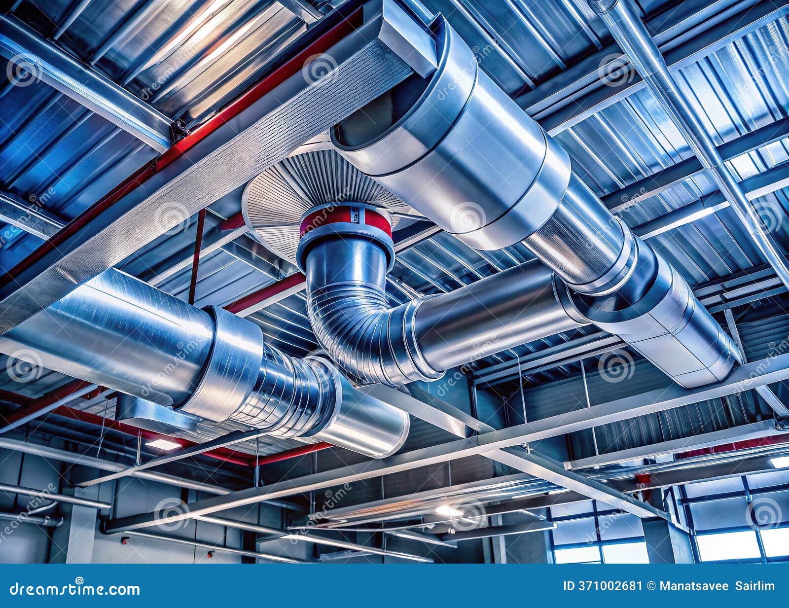 Ductwork Inspection Blue Gradient Concept Icon Cartoon Vector ...