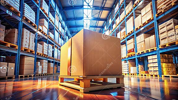 Efficient Warehouse Storage Solutions: Optimized Pallet and Shelving System for Streamlined ...