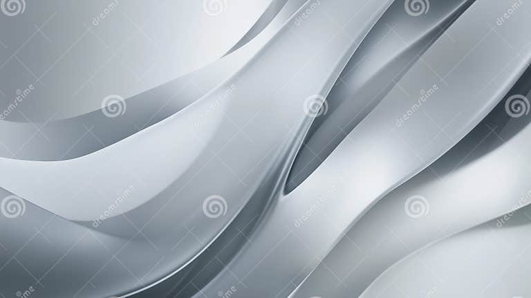 Smooth Gray Flowing Layers Creating Abstract Waves with Light ...