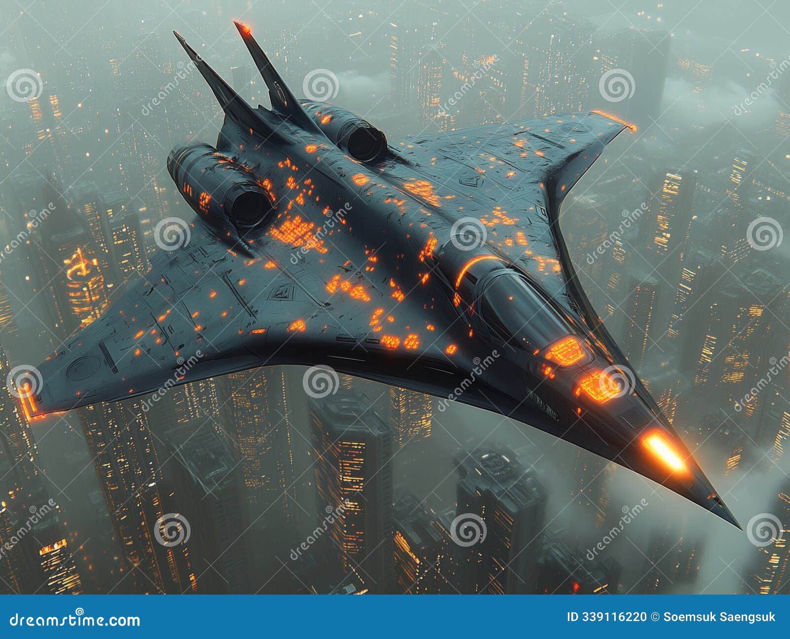Unveiling the Future of Aviation. Generative AI Stock Illustration ...