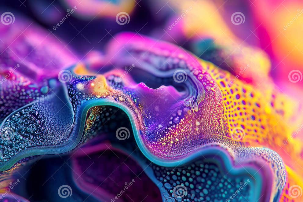 Colorful Patterns of AI Complexity Stock Illustration - Illustration of ...