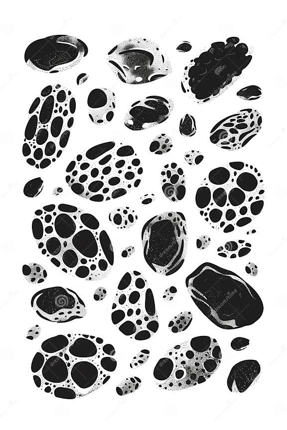 Creative Set of Irregular Round Blob Forms for Graphic Design Purposes ...