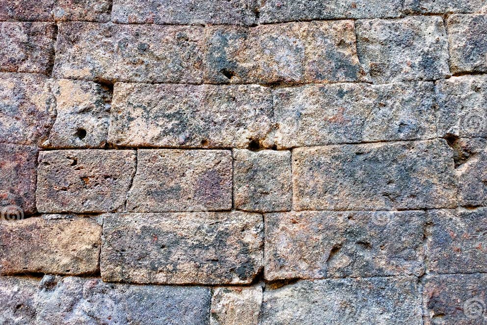Image Showcasing Ancient Masonry As a Full-frame Background Texture ...