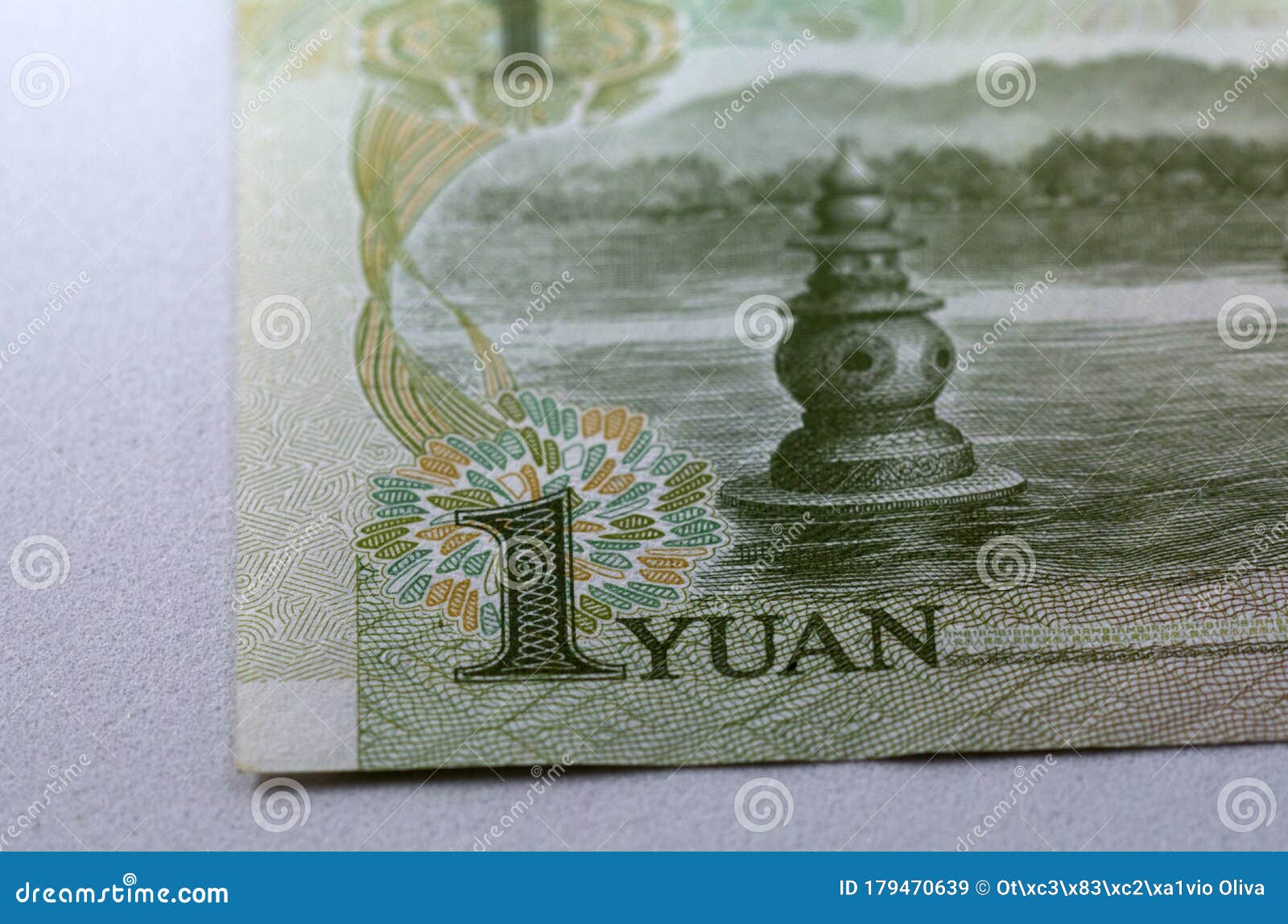 Bill of 1 yuan stock image. Image of china, finance - 179470639